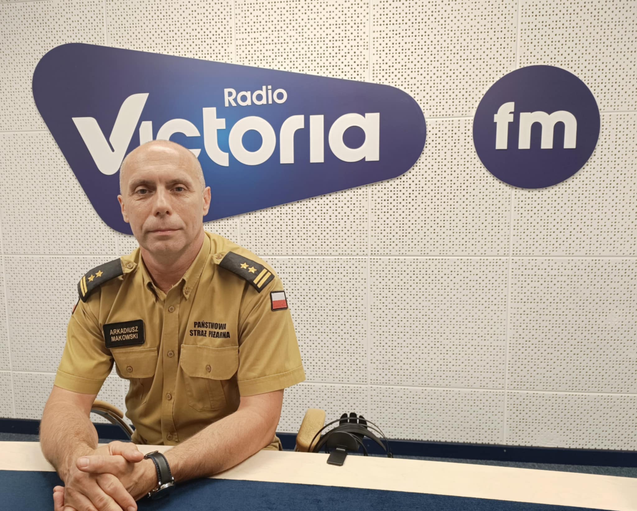 Bryg. Arkadiusz Makowski Komendant PSP w Łowiczu – Radio Victoria